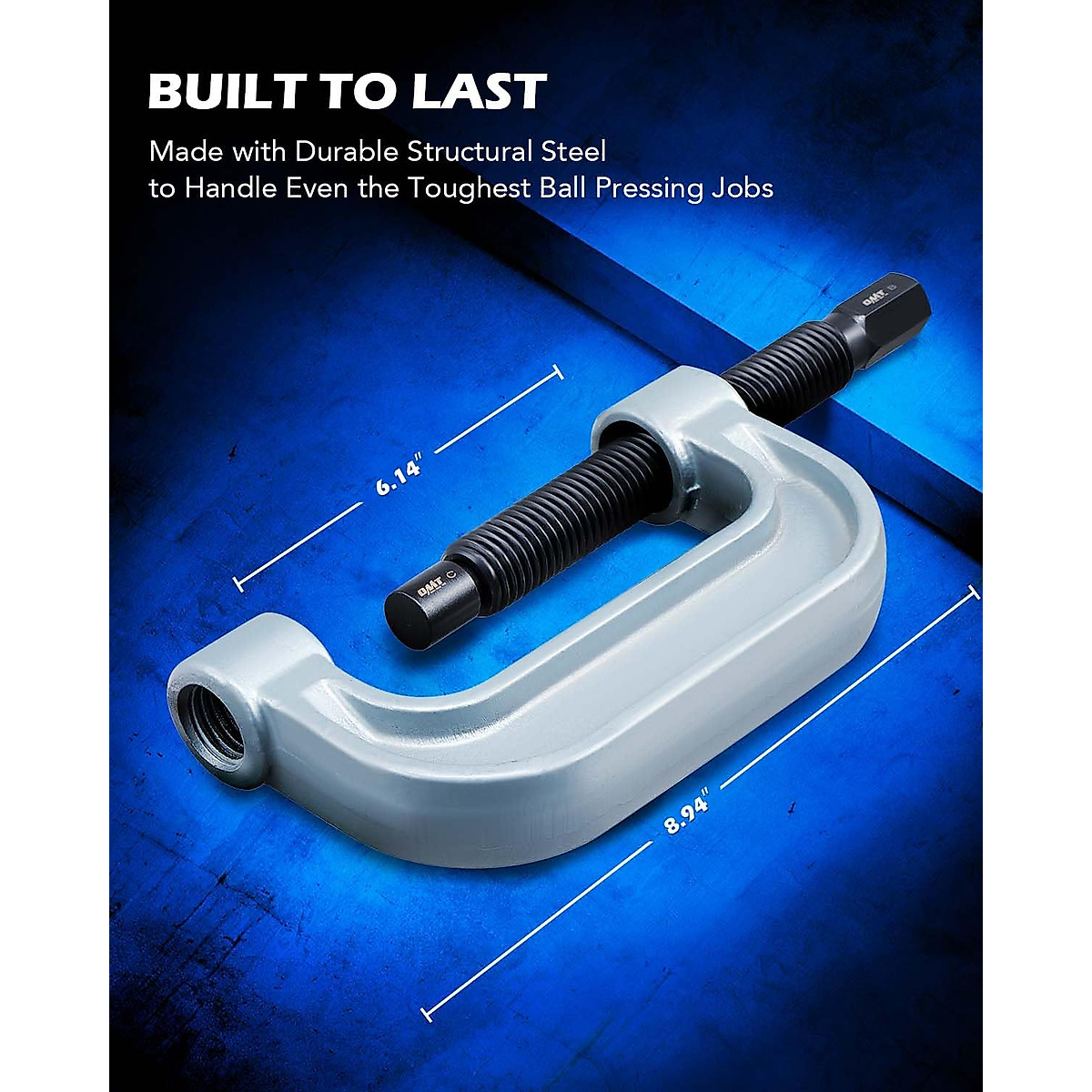 Orion Motor Tech Heavy Duty Ball Joint Press & U Joint Removal Tool Kit with 4x4 Adapters, for Most 2WD and 4WD Cars and Light Trucks