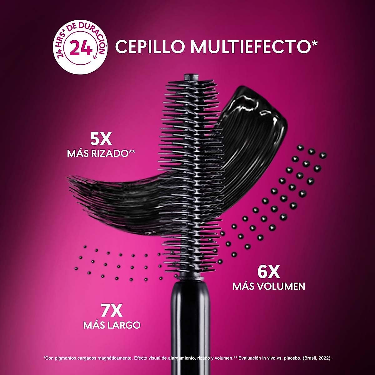 Cyzone Máscara de Pestañas Multibeneficios Magnetic Lash, 8g