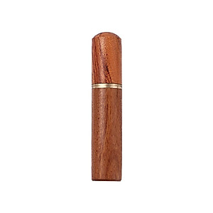 Generic Wooden Sewing Needle Case, Hand Sewing Needles Storage Box, Natural Wood Needles Container Needles Bottle Needle Holder(no Pattern,Brown), AM0XEC09BEHUS