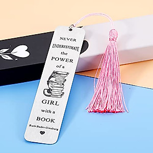 Inspirational Bookmark for Powerful Women Girls Female Lawyer Students Book Lover Birthday Graduation Law Bookmark Gifts for Daughter Friends Lady BFF Christmas Gifts for Teenage Girls Fans