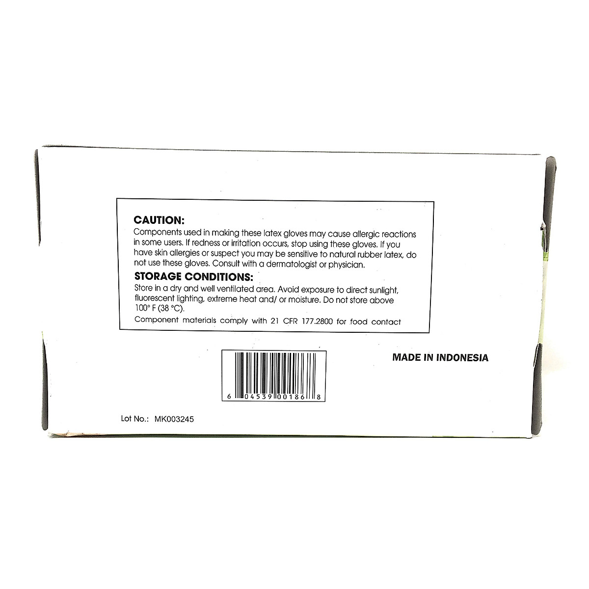 Emerald Digi-Gloves, Powder Free Disposable Latex Gloves (Large)