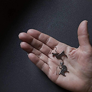 Pewter Llama Earrings by The Magic Zoo