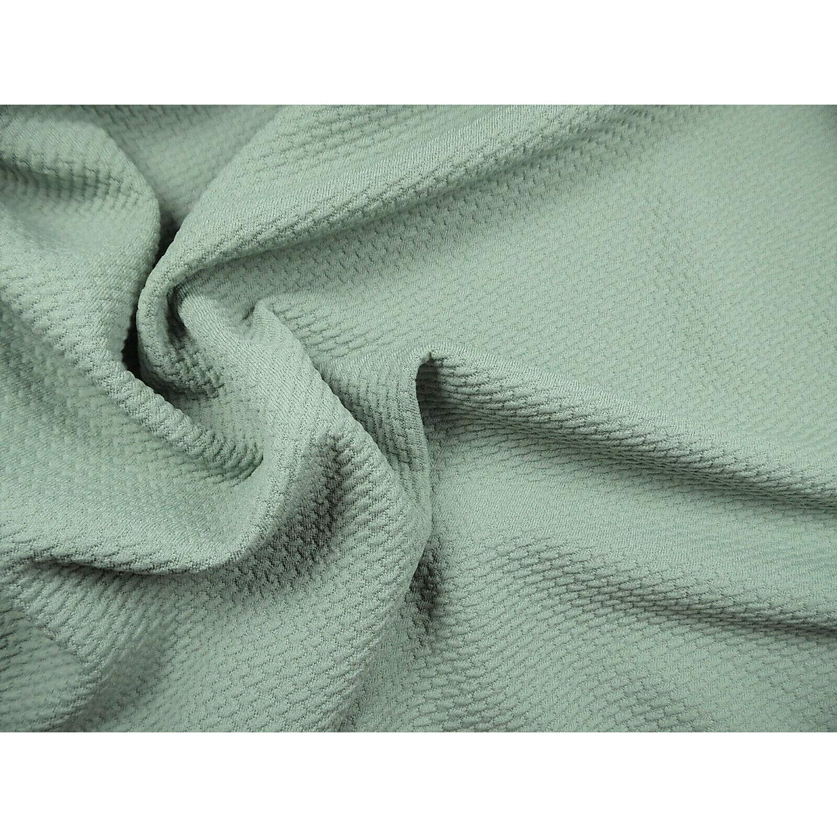 Bullet Textured Liverpool Fabric 4 Way Stretch Sage Green X63