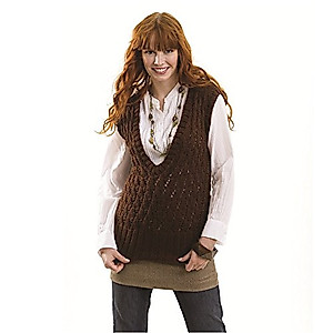 Caron Simply Soft Solids Yarn, 6oz, Gauge 4 Medium, 100% Acrylic, Chocolate - Machine Wash & Dry (H970039750)