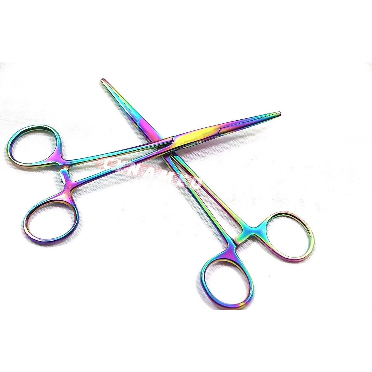 New 5 EA Premium AUTOCLAVABLE Kelly HEMOSTAT Forceps 5.5" Straight Multi Rainbow Color