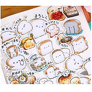 40pcs Creative Cute Self-Made Bread Story/Food Scrapbooking Stickers/Decorative Sticker/DIY Craft Photo Albums Kawaii
