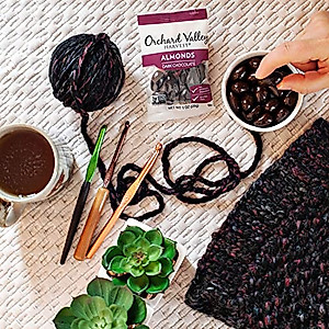 Orchard Valley Harvest Dark Chocolate Almonds, 1 Ounce Bags (Pack of 15), Gluten Free, Non-GMO, No Artificial Ingredients