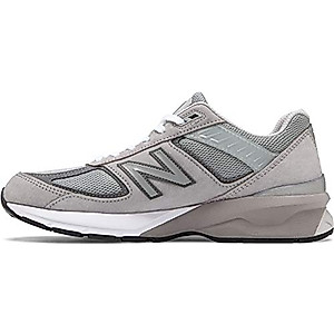 New Balance Men's Made in US 990 V5 Sneaker, Grey/Castlerock, 9.5