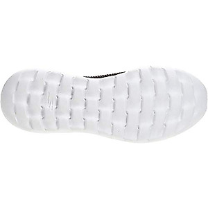 Skechers mens Go Max-athletic Air Mesh Slip on Walking Shoe, Black/White, 9.5 X-Wide US