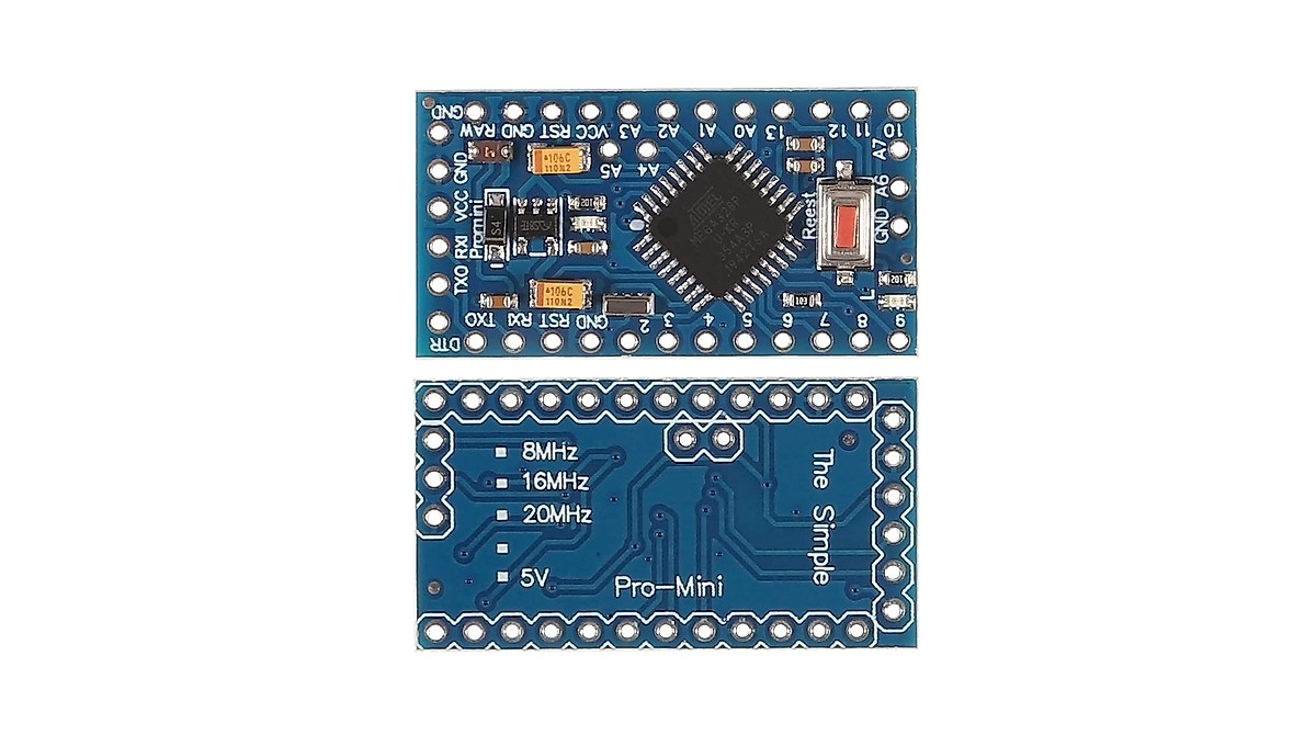 AITRIP 5 Pack PRO Mini Atmega328P-AU 5V/16MHz Development Board ...