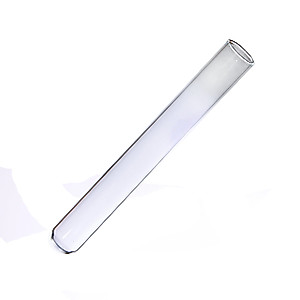 Corning Pyrex 99445-13 Borosilicate Glass Round Bottom 10mL Disposable Rimless Culture Tube, 13mm OD x 100mm Height, Clear (Case of 1000)