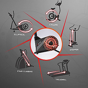 ORBITREK X17 - Multi-Path Cross Trainer & Home Gym - 17 Burn Paths - Cycling, Climbing, Stairs, Treadmill, Elliptical