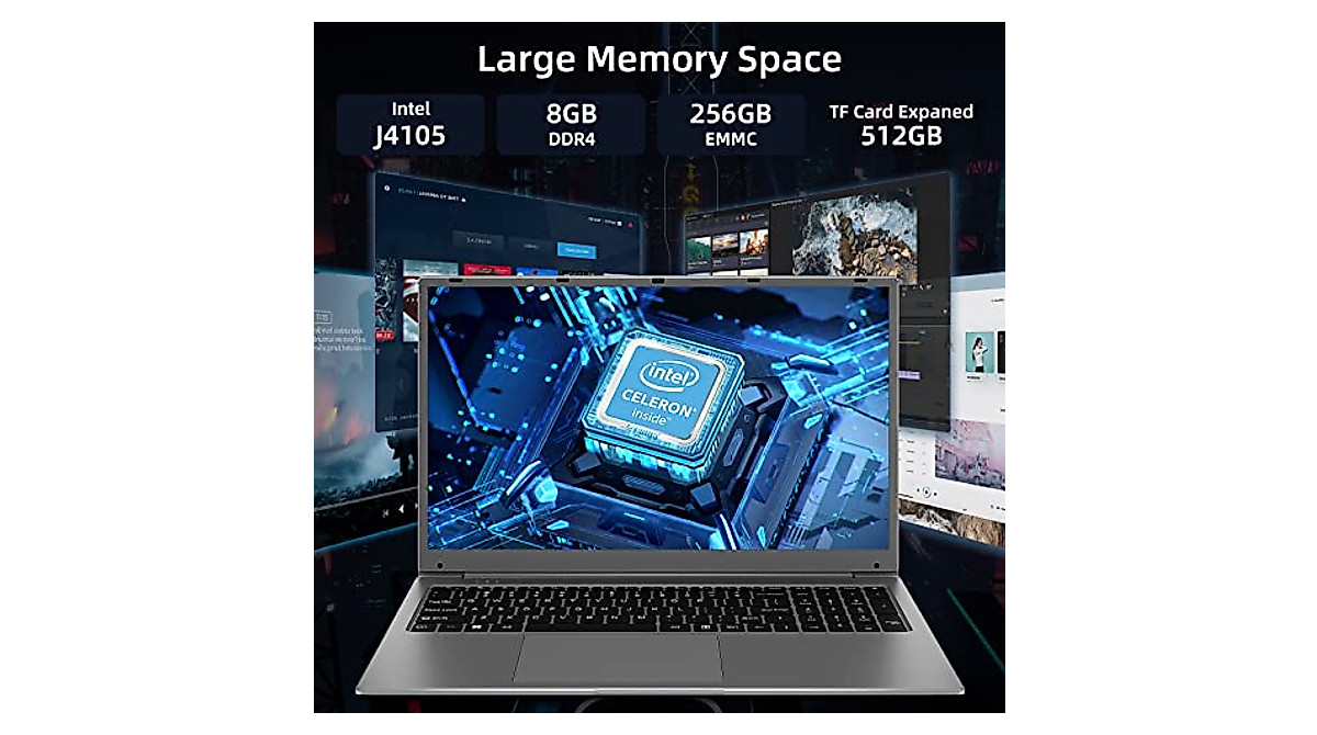 SGIN 17 Inch Laptop with 8GB RAM & 256GB SSD