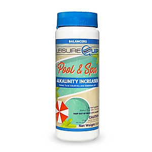 LeisureQuip Pool & Spa Total Alkalinity Increaser 2 lb for Hot Tub Balance 3 Pack with ScumBoat and Hot Tub Care Ebook