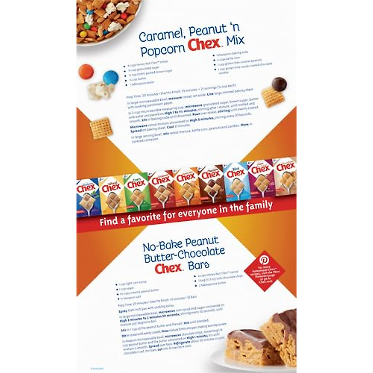 Honey Nut Chex Cereal Family Size, 19.6 OZ