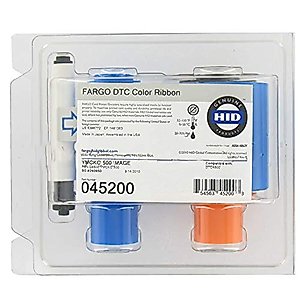 Genuine Fargo 45200 YMCKO Color Ribbon for Model DTC4500e Printer