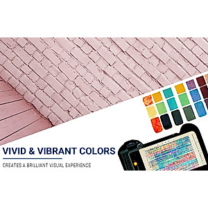 Allenjoy Pink Brick Wall with Wood Floor Photography Backdrop 5x7ft Newborn Baby Girl Valentine's Photoshoot Kids Day 1st Birthday Cake Smash Background Portrait Photo Studio Booth Props