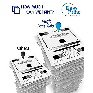 EASYPRINT (4X Black Pack) Compatible 3013xl Ink Cartridge Replacement for Brother LC3013 LC3013lx LC3013xxl Used for MFC-J491DW MFC-J497DW MFC-J690DW MFC-J895DW, (Black ONLY)