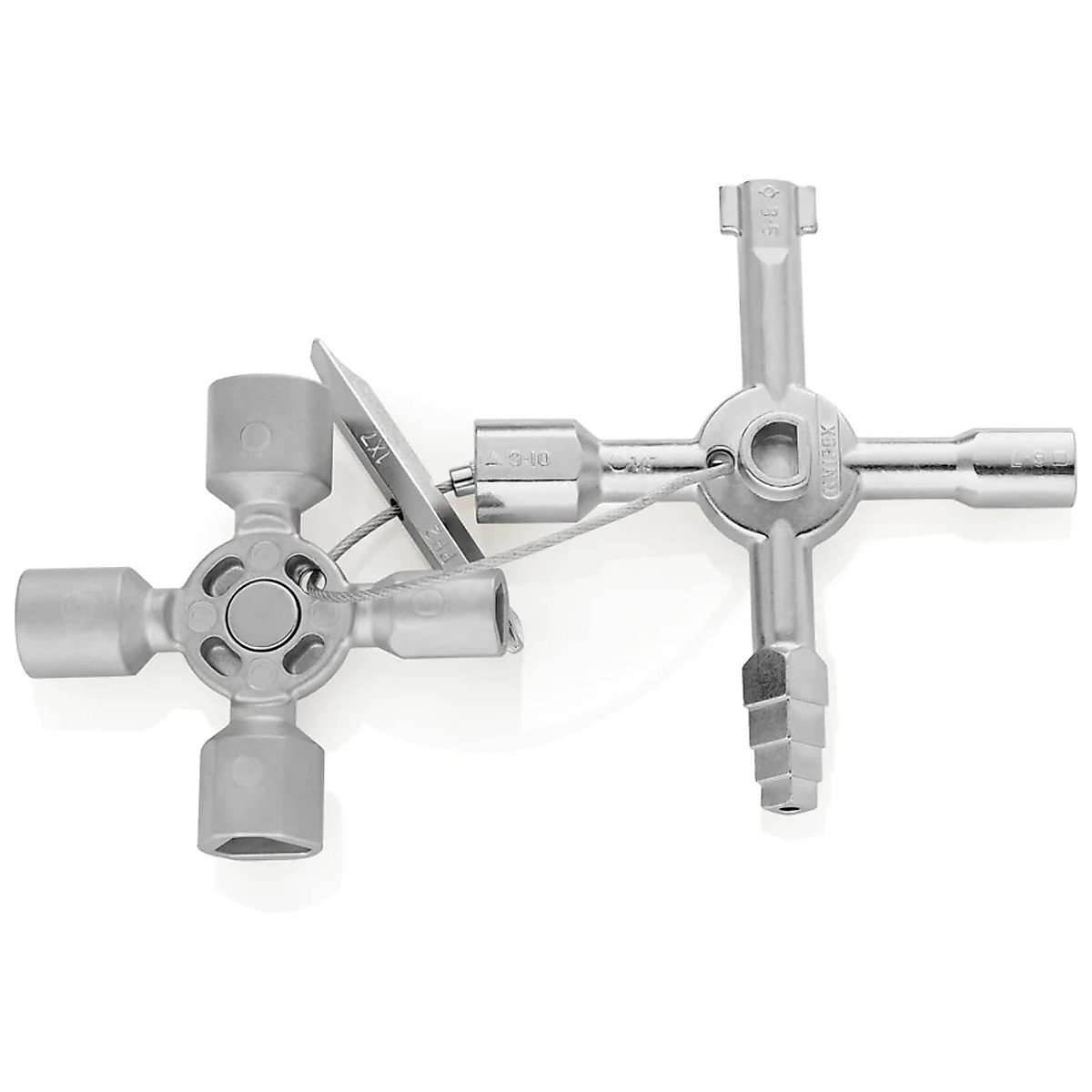 Knipex 00 11 01 TwinKey – for control cabinets, windows and shut-off systems