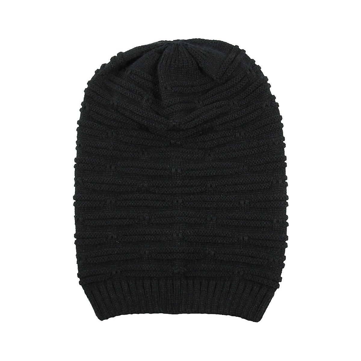 RW Rasta Stretch Long Beanie Hats Black