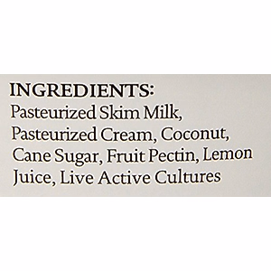 siggi's® 2% Icelandic Strained Lowfat Yogurt, Coconut, 5.3 oz., Single Serve Cup