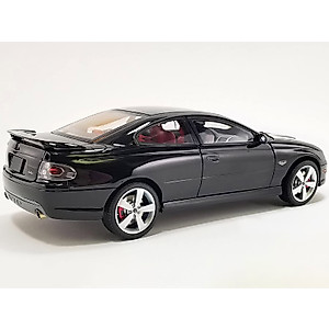 GMP 2006 Pontiac GTO Phantom Black with Red Interior Limited Edition to 450 Pieces Worldwide 1/18 Diecast Model Car 18981