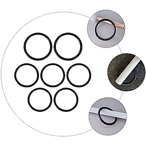 7Pcs Crystal Singing Rubber Sound O- for Crystal Tibetan Sound Yoga Meditation Singing Bowls