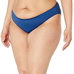 Amazon Essentials Women's Classic Bikini Swimsuit Bottom, Deep Blue, Small