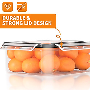 HOMETALL 18 PCS Food Storage Containers with Lids, Plastic BPA-Free Meal Prep Containers Reusable, Airtight & Leak proof Large Food Containers with Labels & Pen