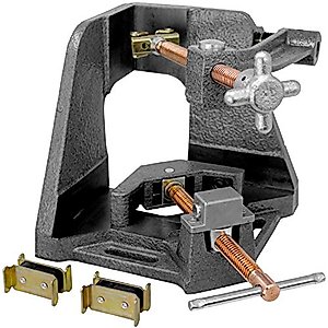 Strong Hand Tools WAC35-SW Strong Hand 3-Axis Fixture Vise with Quick Acting Screw, Two Stand-Offs, Swing Away Arm with 3.75" Miter Joint, 2.45" T-Clearance