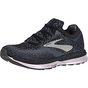 Brooks Womens Bedlam Running Shoe - Black/Black/Rose - B - 8.5