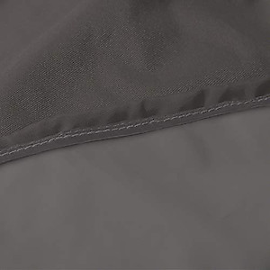 Classic Accessories Ravenna Water-Resistant 32 Inch Rectangular Patio Ottoman/Table Cover, Outdoor Table Cover, Taupe