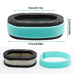 32-083-09-S Air Filter with 52 050 02-S Oil Filter Spark Plug Tune Up Kit, Replacement for Kohler 32 083 09 32 883 09-S1 KT610 KT620 KT715 KT725 KT730 KT735 KT740 KT745 19HP-26HP Engine MTD Lawn Mower