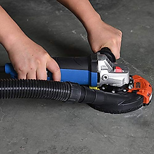 HERZO Dust Shroud for Angle Grinder 4/4.5/5 inch Universal Surface Grinding Shroud (125MM)