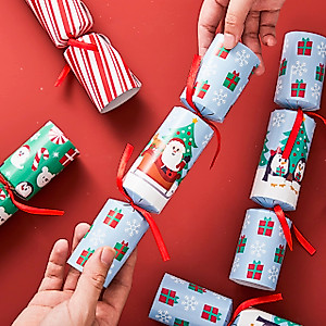 JOYIN 8 Pack Christmas Party Favor Non-Snap Christmas Party Table Favors with Holiday Party Favor Supplies for Kids and Adults, Christmas Parties, Dinners and Holidays