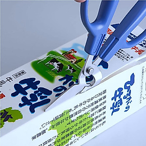 CANARY Milk Carton and Paper Packing Scissors for Craft and Recycle Blue