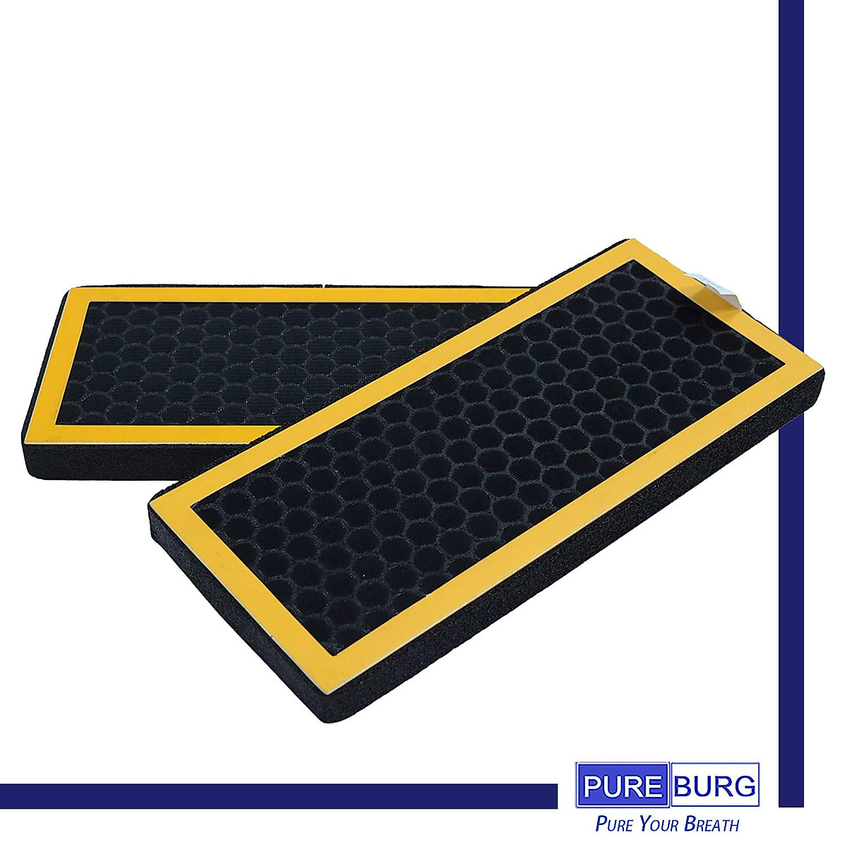 PUREBURG AT-PET01 AT-PET02 True HEPA Filter Set Compatible with HoMedics AT-PET01 AT-PET02 TotalClean PetPlus Whisper-Quiet Oscillating Tower Air Purifier, H13 Activated carbon Air Clean Dust VOCs