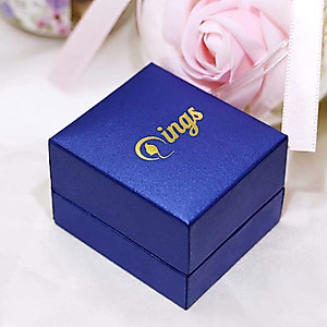 Qings Sterling Silver Ring Small Exquisite Ring As Surprise Gifts for All Ladies and Friends