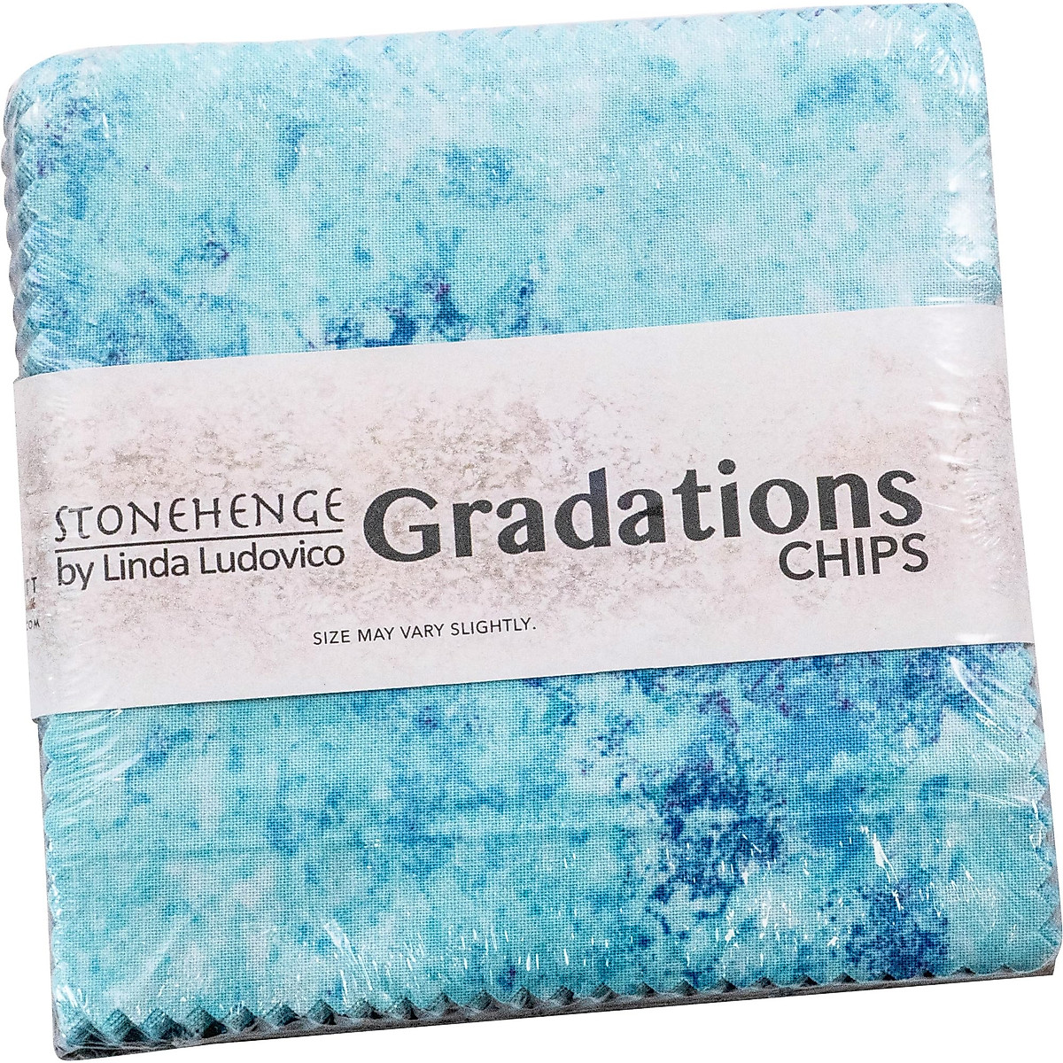 Linda Ludovico Stonehenge Gradations II Midnight Chips 42 5-inch Squares Charm Pack Northcott, Assorted, CGRAD42-49