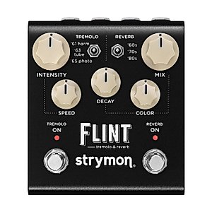 Strymon Flint V2 Tremolo and Reverb Guitar Effects Pedal for Electric and Acoustic Guitar, Synths, Vocals and Keyboards