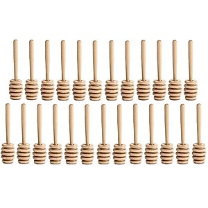 Nakpunar Wooden Honey Dippers (25, 4")