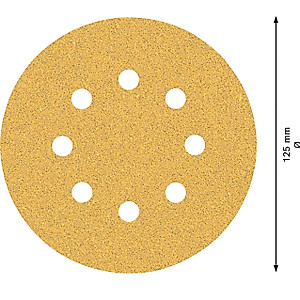 Bosch Professional 50x Expert C470 Sandpaper (Ø 125 mm, Grit 60, Accessories Orbital Sander)