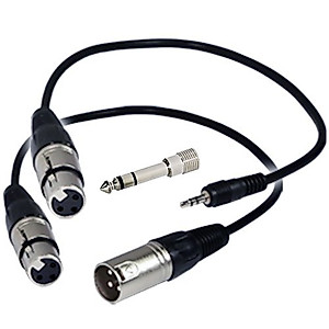 New Vidpro XM-55 15-Piece 11" Condenser Shotgun Video & Broadcast Microphone Kit with Vidpro XM-L Wired Lavalier Condenser Microphone 20' Audio Cable for Canon Nikon Sony DSLR Camera Camcorders