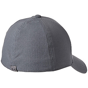 Under Armour Men's Iso-Chill Armourvent Fitted Cap , Pitch Gray (012)/Black , Large/X-Large