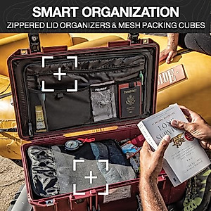 Pelican Air 1615 Travel Case - Suitcase Luggage (Red)