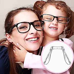 12 Pieces U Shaped Eyeglasses Nose Pads Bridge Plastic Eye Glasses Nose Support Pads Anti Slip Nose Pieces for Eyeglasses Soft Plug-in Air Chamber Glasses Nose Guard Eyewear Accessories (6 Styles)
