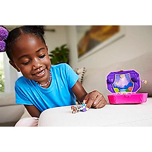 Polly Pocket Playset with 2 Micro Dolls & Surprise Accessories, Music Toy with Ballet Theme, Pocket World Tiny Twirlin' Music Box