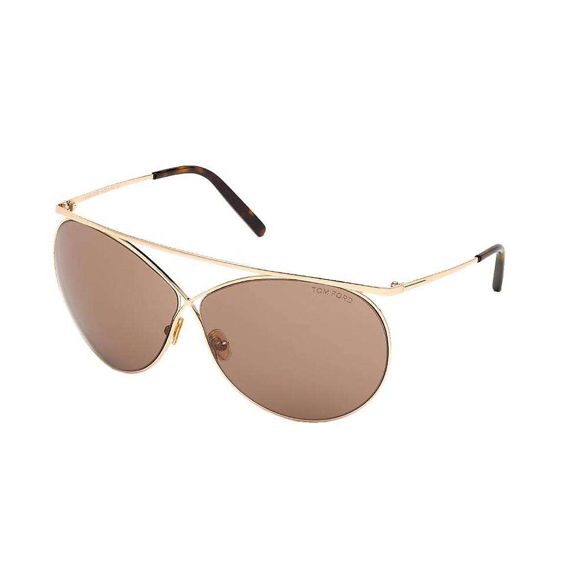 Tom Ford Criss Cross Sunglasses TF761 Stevie 28Y Gold/Havana 67mm FT0761