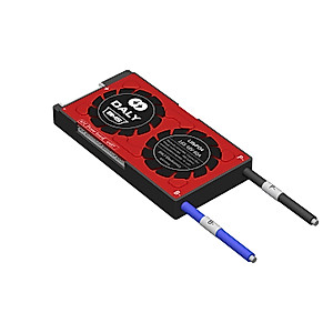 Daly Programmable Configurable Smart BMS 16S 48V 60A UART LiFePO4 Battery Protection Board with Balance Leads Wires BMS for 18650 Battery Pack 48V DIY