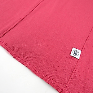 HonestBaby Baby Organic Cotton Knit Burp Cloths Multipack, 10 Pack Rainbow Gems Pinks, One Size